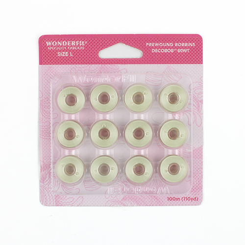 Decobob Prewound Bobbins: Size L | Trendy Trims
