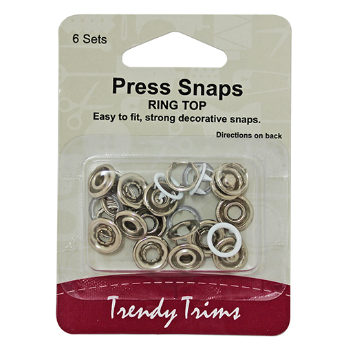 Press Snap Ring Top | Trendy Trims